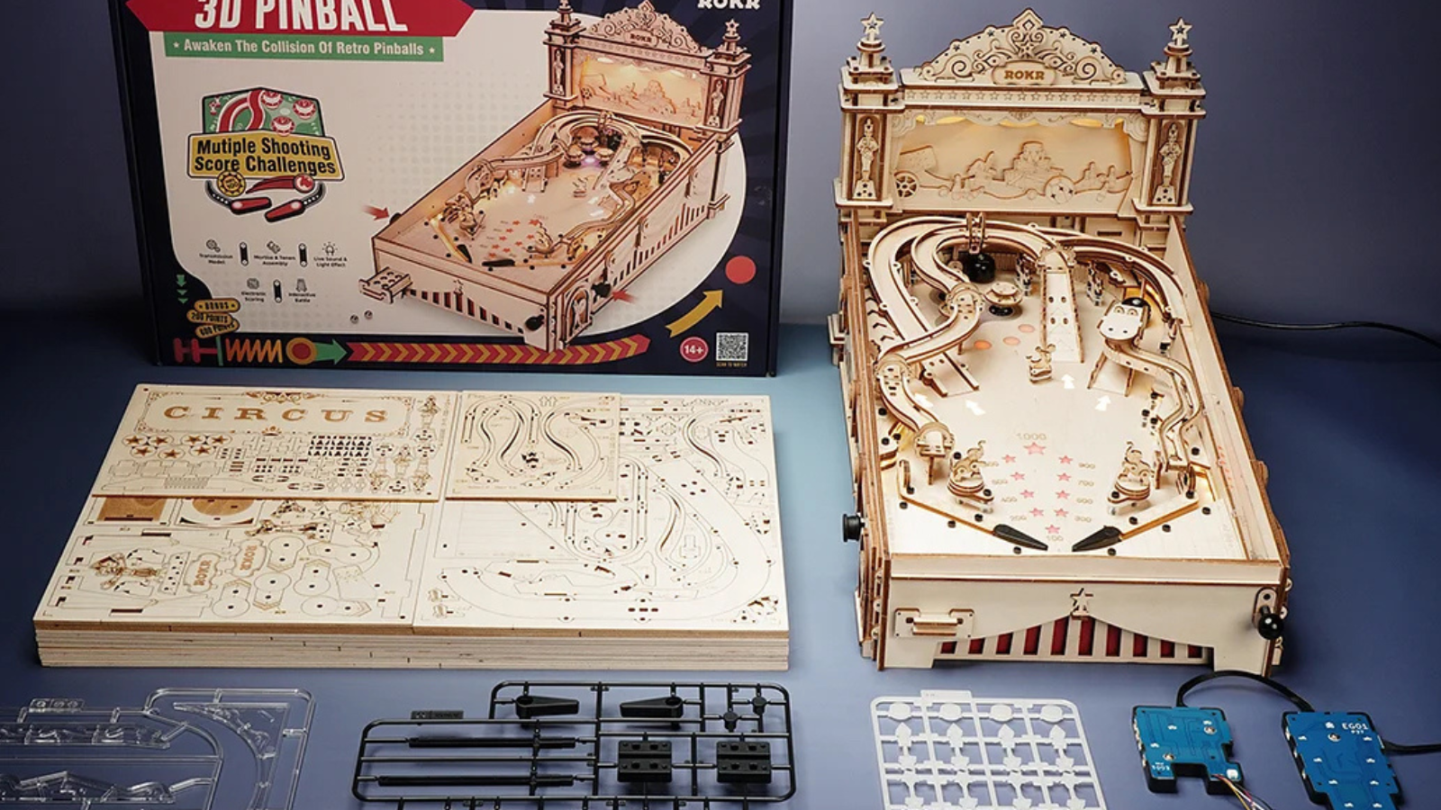 Robotime retro Pinball Maschine | Robotime Deutschland