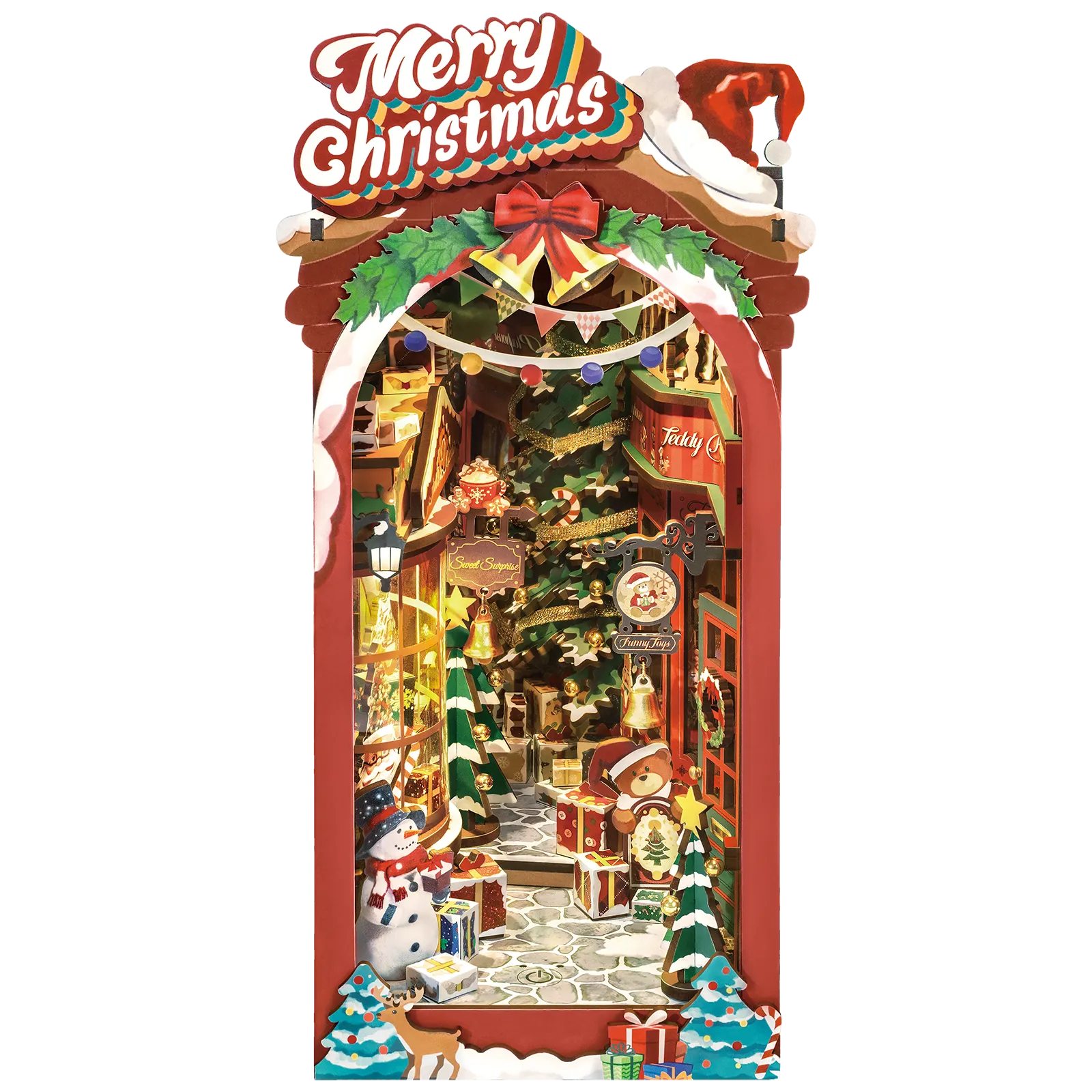 Robotime Christmas Street | Weihnachten Holz Booknook | Robotime ...