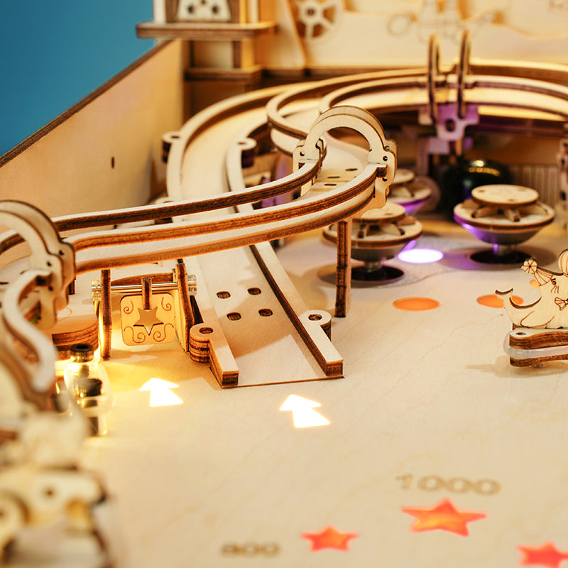 Robotime 3D Pinball Machine | 3D DIY Holz-Flipper | Robotime Deutschland