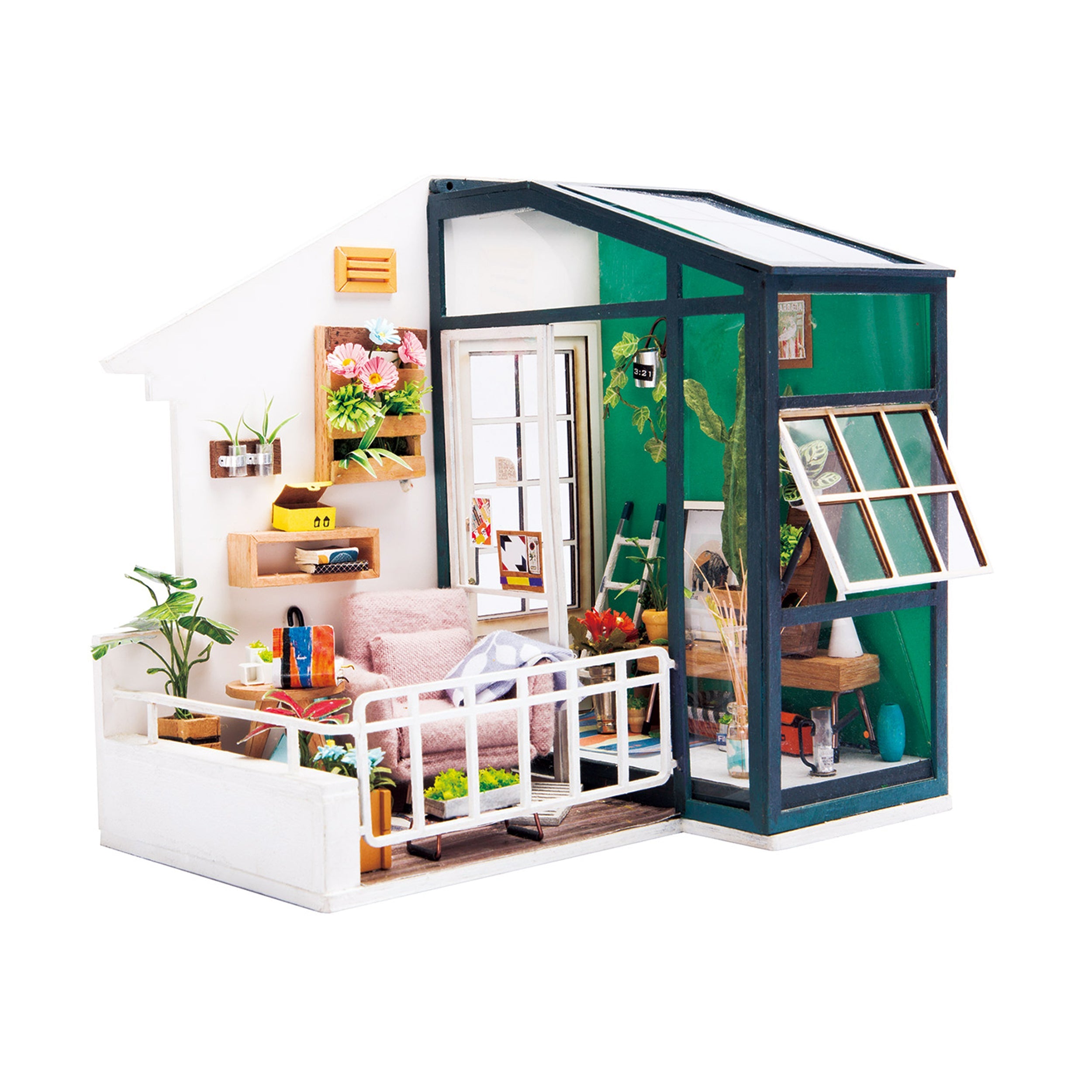 Robotime Balcony Daydreaming | Miniatur Puppenhaus | Rolife basteln DIY ...